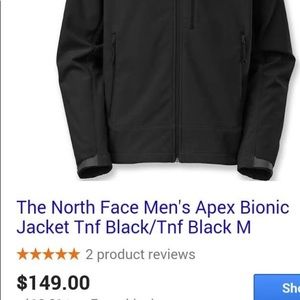 The North Face | Jackets & Coats | Mens North Face Apex Bionic Jacket ...